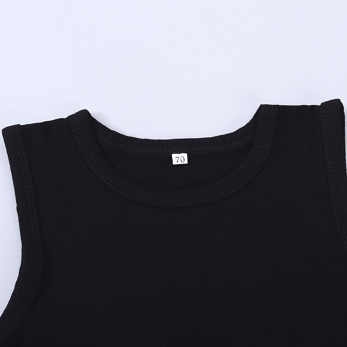 U·nikaka Toddler Baby Boy Cartoon Short Sleeve Button Down Shirt & Casual Shorts Kids Summer Outfits Clothes Set Black, 12-18 Months