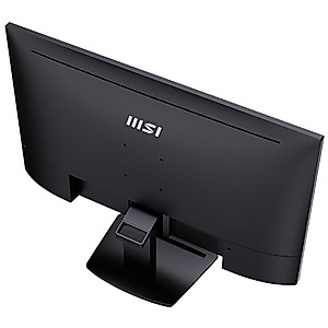 MSI Pro MP273A, 27" Monitor, 1920 x 1080 (FHD), IPS, 100Hz, TUV Certified Eyesight Protection, 4ms, Displayport, HDMI, Tilt, Black