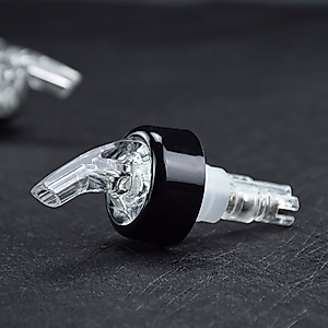 WUWEOT 12 Pack Automatic Measured Bottle Pourer, 1 OZ Leakproof Liquor Bottle Pourers, Quick Shot Spirit Measure Pourer Drinks Wine Cocktail Dispenser for Bartender Home Bar Tools