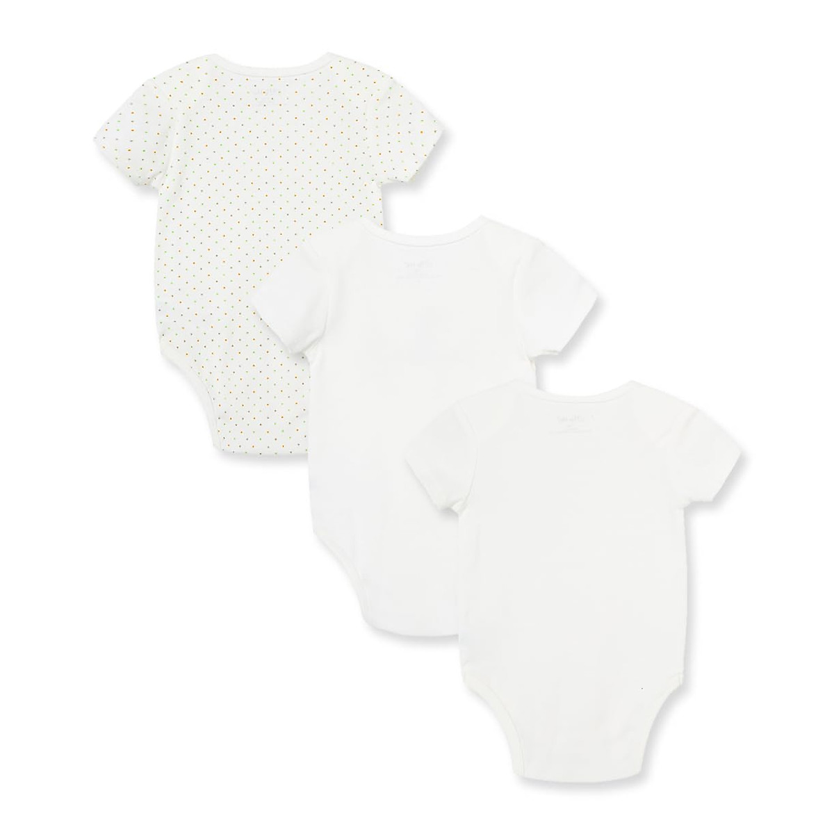 Little Me Unisex-Baby Newborn Giraffe 3 Pack Bodysuit, Ivory/Multi, Newborn