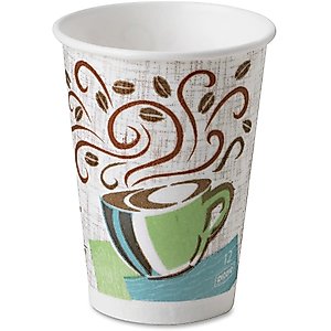 Dixie 5342DXCT Perfect Touch Hot Cup, Wise Size, 12 oz, 500/CT, Multi