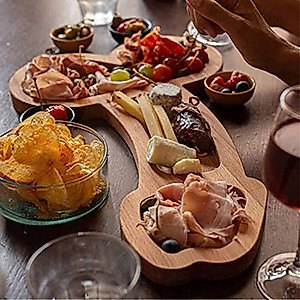 Charcuterie boards,Aperitif Board,Unique Charcuterie Boards,Personalized Cheese Board,Funny Cutlery Kitchen Wine Meat Cheese Platter Unique Women Gifts for Housewarming Bachelor Party (10 Inches/24cm)