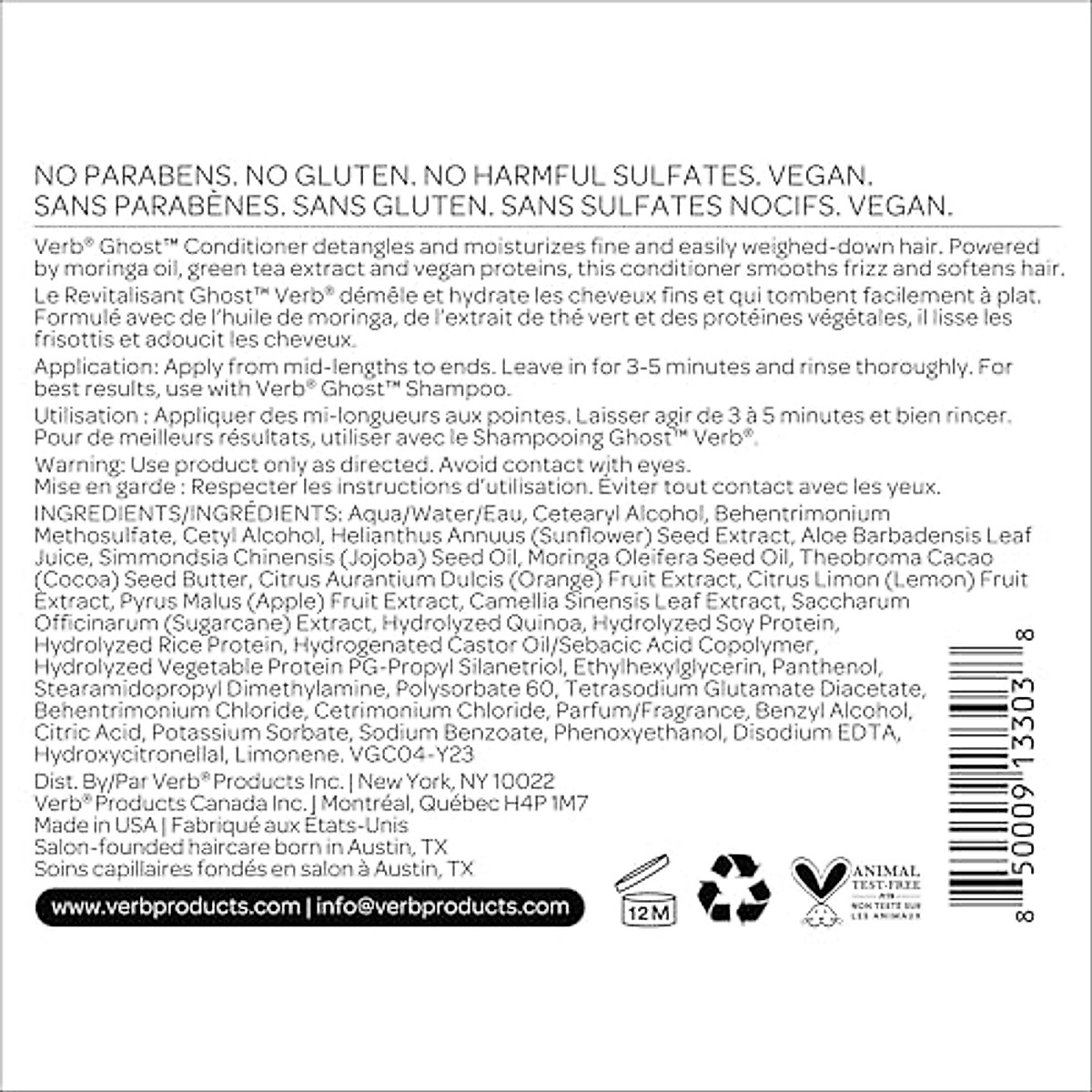 VERB Ghost Conditioner, 12 fl oz