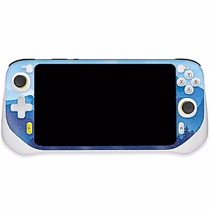 MightySkins Glossy Glitter Skin Compatible with Logitech G Cloud Gaming Handheld - Blue Mountains | Protective, Durable High-Gloss Glitter Finish | Easy to Apply | Made in The USA