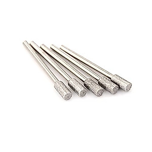 YMBHUO Grinding Tools 5PCS Diamond Chainsaw Sharpener Burr Stone File Chain Saw Sharpening