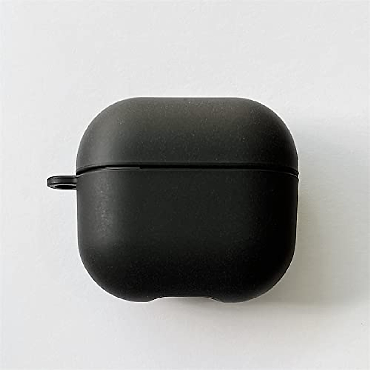 DAYJOY Hard Plastic Protective PC Case Cover Sleeve Compatible with Lenovo thinkplus LP40 Earbuds, Frosted Touch Feel Protective Skin Sleeve with Carabiner (Black)