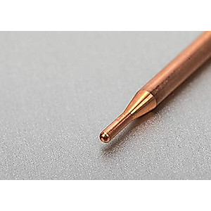 Spot Welding Needle,1 Pair of 3x100mm Japan Aluminum Oxide Copper Spot Welding Tip for Spot Wedling Welder (3 * 100mm Cone Type)