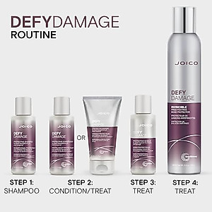 Joico Defy Damage Protective Masque | For Color-Treated Hair | Strengthen Bonds & Preserve Hair Color | With Moringa Seed Oil & Arginine | 1.7 Fl Oz