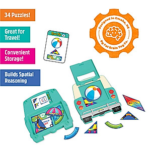 Fat Brain Toys Road Trip Packing Puzzle - Travel Brainteaser Game for Ages 8+