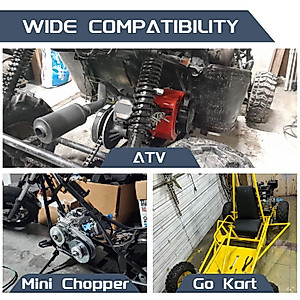 QASKEHKT Generic Torque Converter Motor Riser Mount Plate for 196cc/212cc Engines on Coleman Mini Bikes