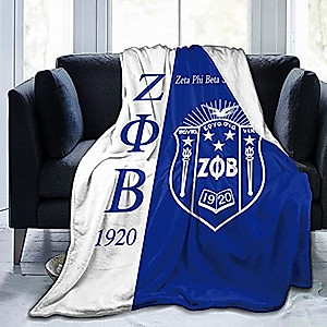 Blanket Sorority Gifts Plush Lightweight Soft Flannel Fleece Throw Blankets Bedding for Bed Sofa Couch Living Room 50"x40"