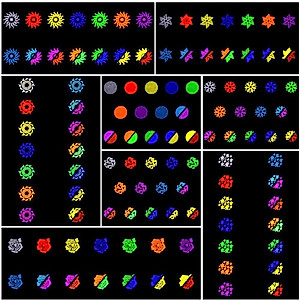 U`King 60W Moving Head Lights, White Moving LED DJ Lights RGBW Stage Light with Remote 8 GOBO 8 Pattern Spotlight by DMX 512 Controlled 9/11 Channel for Church KTV Club Concert Party Wedding