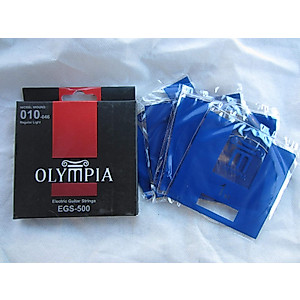 Olympia Elecrtic-Guitar Strings, Nickel Wound, EGS-500, 10-46 ga.
