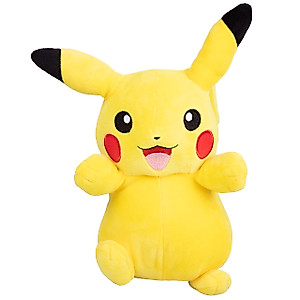 Pokémon 8" Pikachu Plush - Officially Licensed - Generation One - Quality Soft Stuffed Animal Toy Figure - Christmas Stocking Stuffer Gift for Kids, Boys, Girls - 2+
