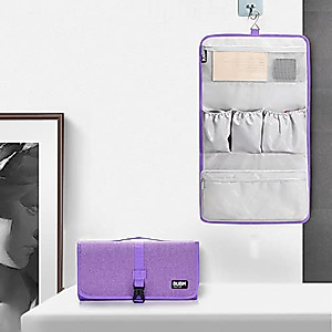 BUBM Waterproof Travel Storage Case Organizer for Dyson Airwrap, Pre-Styling Dryer, 4 Curling Barrels, 2 Smoothing Brushes and Volumizing Brush