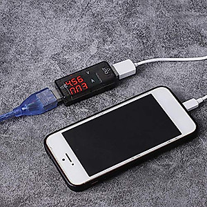 Taidda USB Tester, Multimeter Charger USB Tester USB Color LCD Voltmeter Ammeter Current Meter Multimeter Charger USB Tester for Most Applications2#