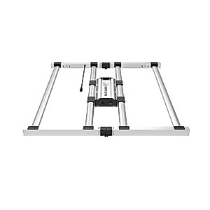 4 bar, 430w, 3' x 3', Mammoth Lighting Fold Series Led Grow Light 4 Bar Fold, 3 Foot and 430w Dimmer Knob + RJ14 Port (Standard $0) 120v + 240v Plug Included