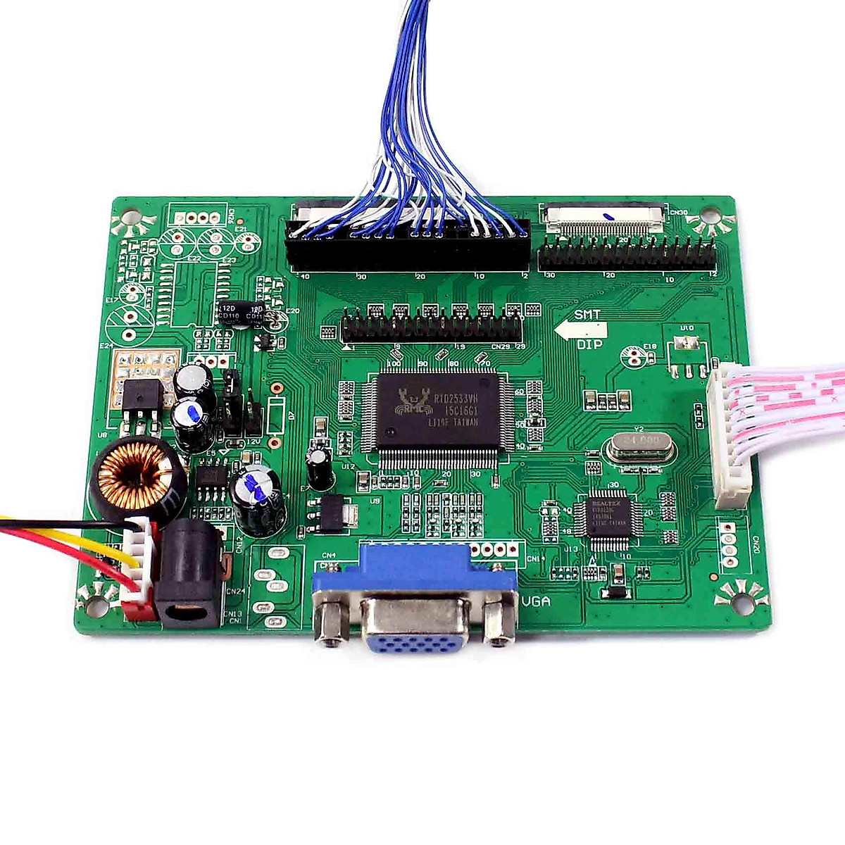 6.5" IPS LCD 6.5 inch 640X480 Screen Panel LCDT-51750GD065J-FW with VGA LCD Controller Board Kit