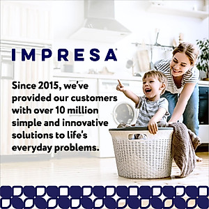 Impresa [10 Pack] Facial Sponges for Cleansing and Exfoliating - Natural Facial Scrubber Exfoliator for Your Skincare Routine, Made from Recycled Materials - Made in USA