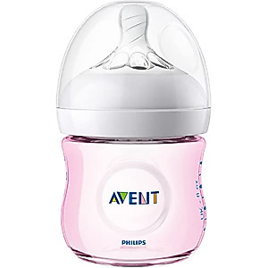 Philips Avent Natural Baby Bottle Pink Gift Set, SCD206/11