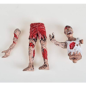 Berry President Army Men, Army Action Figures, 4 Inches Military Action Figures, Army Combat SWAT Soldier Action Figures Toys for 4 5 6 7 8 9 10 Year Old Boys (12 Pcs) (6-Zombies)