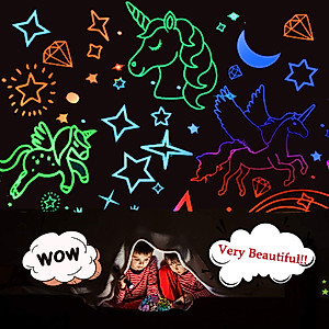 Night Light for Kids,Unicorn Gifts for Girls,Star Projection Gifts for Teenage Girls with Music 2 in 1 Popular Cool Toys Christmas Xmas Birthday Gifts for Girls Age 3 4 5 6 7 8 9Year Olds Baby Girls