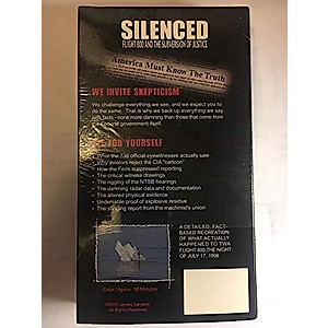 Silenced Flight 800 and The Subversion of Justice VHS TWA 1996 Rare Hard to Find Video