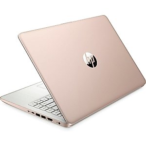 HP Stream 14 HD Touchscreen Display, Intel Celeron N4020 Dual-Core Processor, 16GB DDR4 Memory,128GB Storage (64GB eMMC+64GB Card), Bluetooth,1-Year Microsoft 365, Win11S,Rose Gold | NoCo Bundle