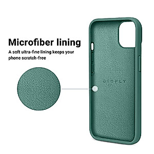 OTOFLY Designed for iPhone 14 Plus Case, Silicone Shockproof Slim Thin Phone Case for iPhone 14 Plus 6.7 inch （Pine Green）