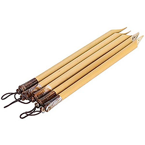 Yosoo Health Gear 5PCS Calligraphy Bamboo Pens, Comic Dip Pen, Calligraphy Dip Pen for Arabic Calligraphy Writing (Bamboo Tip Set)