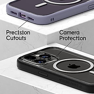 RhinoShield Modular Case Compatible with MagSafe for [iPhone 14 Pro] | Mod NX - Superior Magnetic Pull Force, Customizable Heavy Duty Protective Cover 3.5M / 13ft Drop Protection - Black