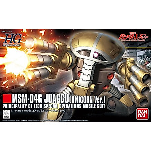 Bandai Hobby - Gundam UC - No.139 Juaggu (Unicorn Version), Bandai HGUC 1/144 Model Kit,2156416