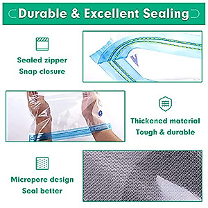 eSUN 3D Printing Filament Vacuum Storage Bag, Spool Storage Sealing Bags Dust Proof Humidity Resistant for Keeping Filament Dry, 5 Vaccum Bags Only