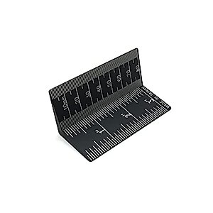 Taytools 774175 Drill Bit Depth Stop Setting Gauge 0-3” or 0-80 mm Anodized Aluminum