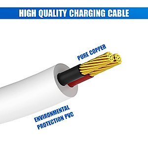 Comfy Mate Rose Charger, Standing Magnetic Adapter Fast Charging USB Cable Cord Replacement Base Dock Station for Rose Only-2 Pack