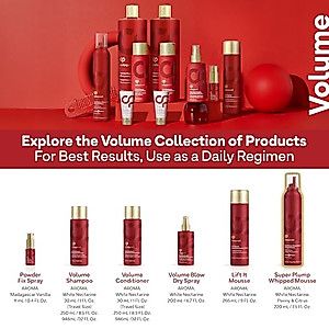 Colorproof Super Plump Whipped Bodifying Hair Mousse 7.5 Fl. Oz. Color-ProtectingMousse for Hair Volume, White Nectarine, Peony & Citrus Scent