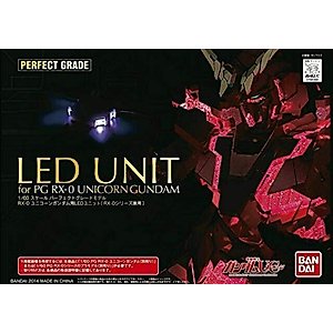 Bandai Hobby PG LED Unit for RX-0 Unicorn Gundam Model Kit (1/60 Scale) Red and Green and Blue