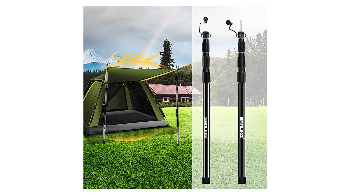 SANLIKE 8.2' Fiberglass Tent Poles Set for Reliable Outdoor Shelter