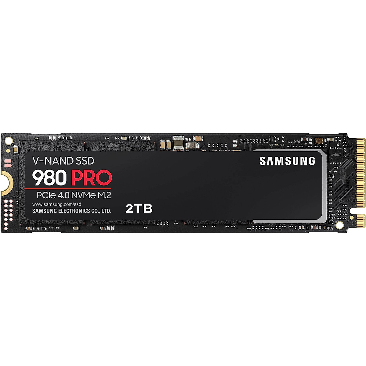 Samsung 980 PRO 2TB PCIe SSD - 7,000 MB/s 4.0 x 4 M.2 NVMe Gen4 Internal Gaming Solid State Drive with V-NAND Technology for Laptops Desktops and Crypto Chia Mining - MZ-V8P2T0B/AM