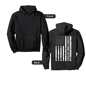 Patriotic Corrections Officer Pullover Hoodie