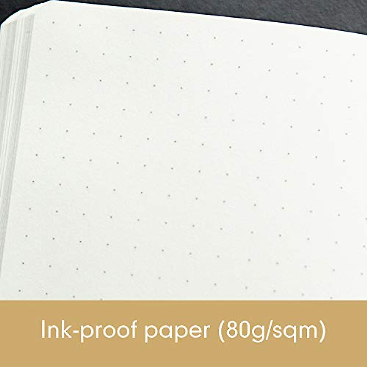 LEUCHTTURM1917 Metallic Special Edition - Medium A5 Dotted Hardcover Notebook (Gold) - 251 Numbered Pages