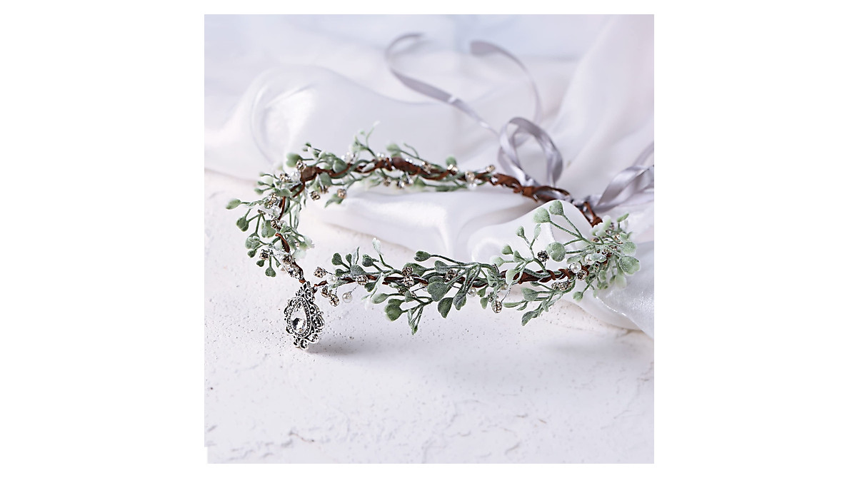 MOSTORY Fairy Flower Crown for Women - Elf Headpiece & Fantasy Accessory