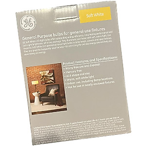 Generic Classic 60-Watt EQ A19 LED Light Bulb (4-Pack, Soft White), 44308