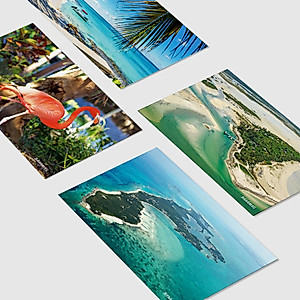 Dear Mapper Bahamas Natural Landscape Postcards Pack 20pc/Set Postcards From Around The World Greeting Cards for Business World Travel Postcard for Mailing Decor Gift