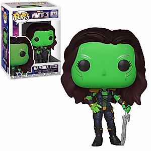 POP Marvel: What If? - Gamora Daughter of Thanos Funko Pop! Vinyl Figure (Bundled with Compatible Pop Box Protector Case), Multicolored, 3.75 inches