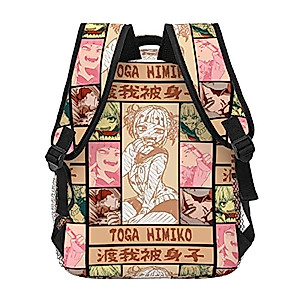 My Comics Hero Cartoon Academia Himiko Toga Backpack, Polyester Anime Shoulders Backpacks, Casual Bag, Custom Day Pack