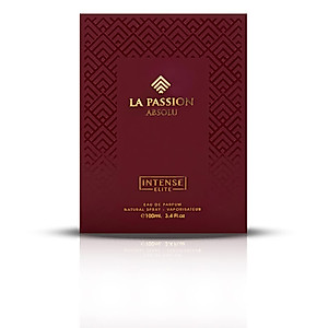 INTENSE ELITE La Passion Eau De Parfum For Women 100ML (3.4Oz) Arabian Perfumes For Women With Lemon, Orange, Mandarin & Lavandin Notes Long Lasting Perfume for Women