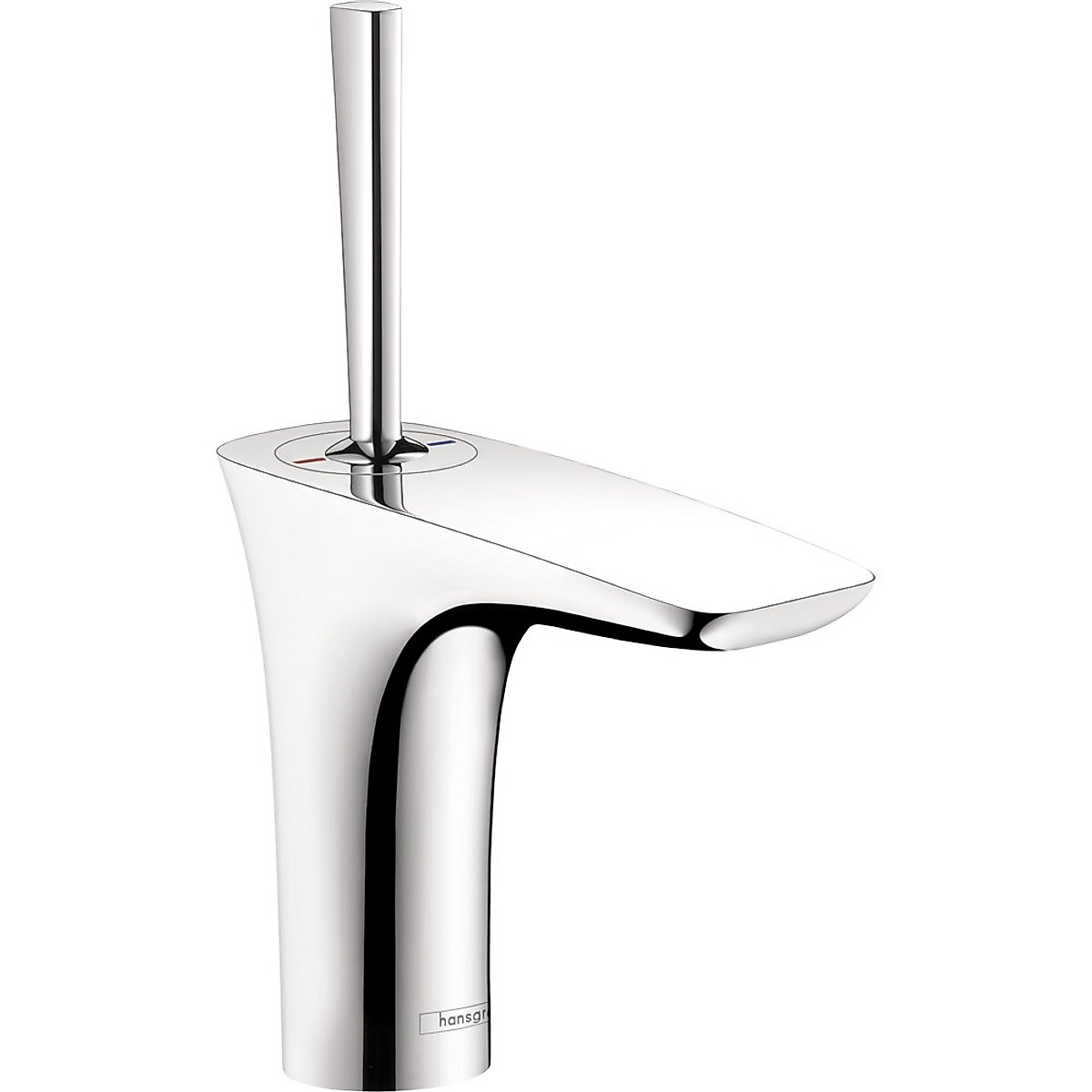 hansgrohe PuraVida Avantgarde Luxury Easy Clean 1-Handle 1 9-inch Tall Bathroom Sink Faucet in Chrome, 15070001