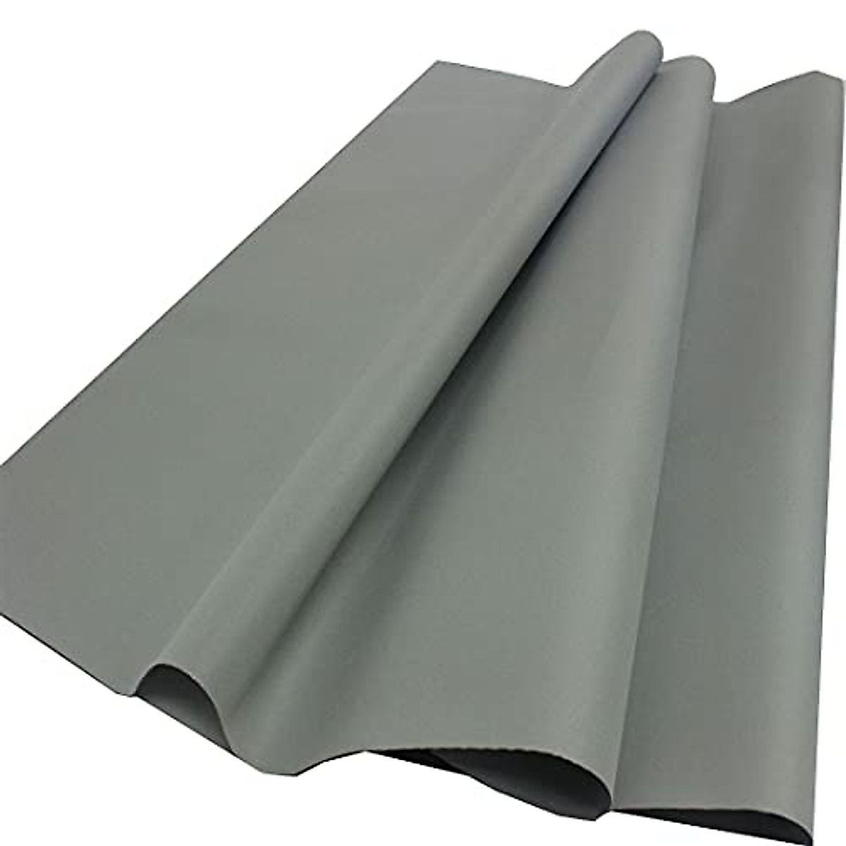 Mybecca Canvas Marine Fabric 600 Denier Indoor/Outdoor Silver (Cut Separate by Yard for Prime Orders-1 Yard)(36" x 58")