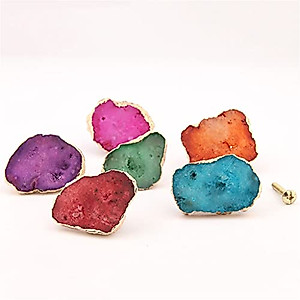 BITACS Crystal Brass Handle Drawer Kitchen Cabinet Closet Door Knob Crystal Drawer Handle (Color : F, Size : As The Picture Shows)